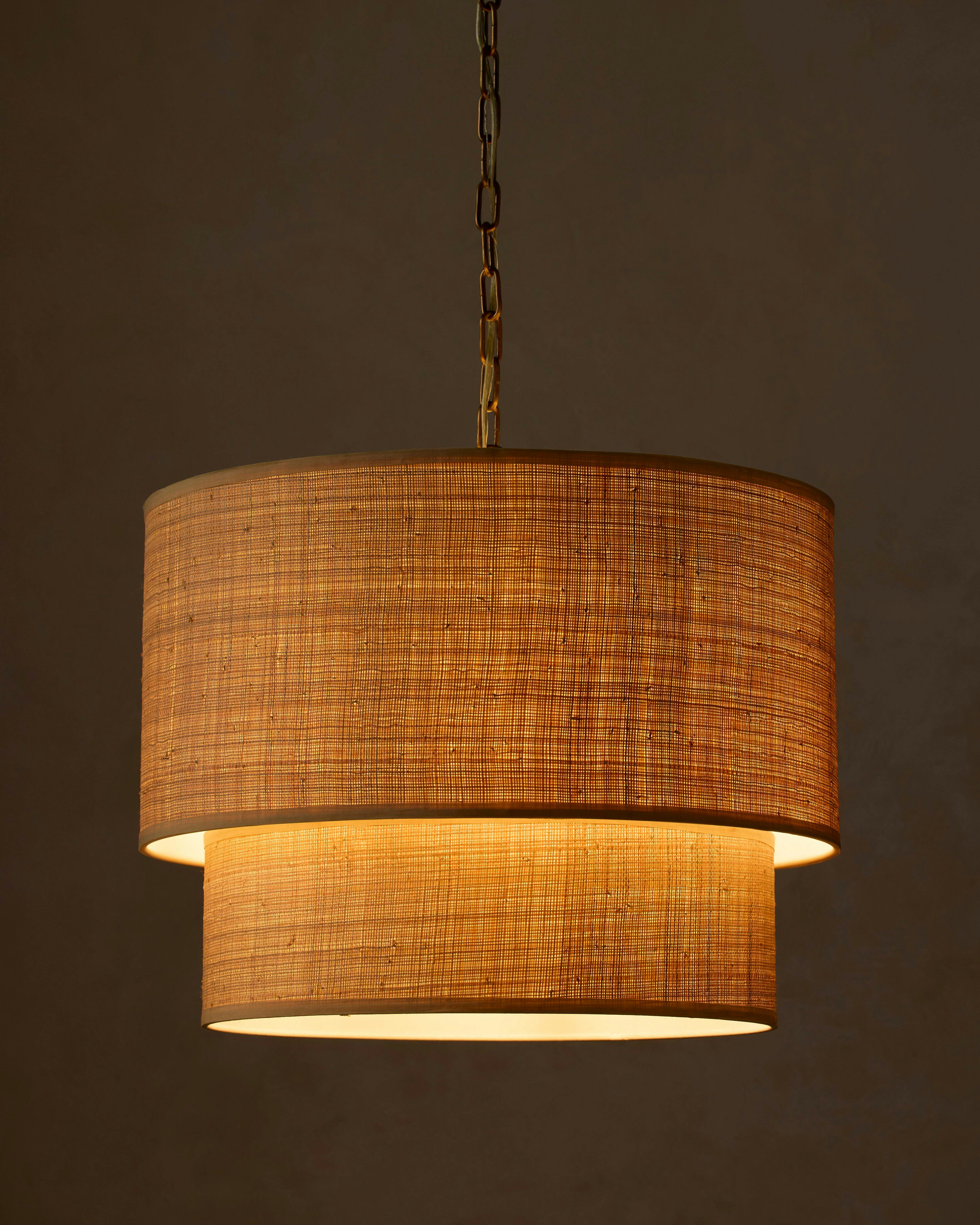 Dora Grass Cloth Pendant Light | Joon Loloi