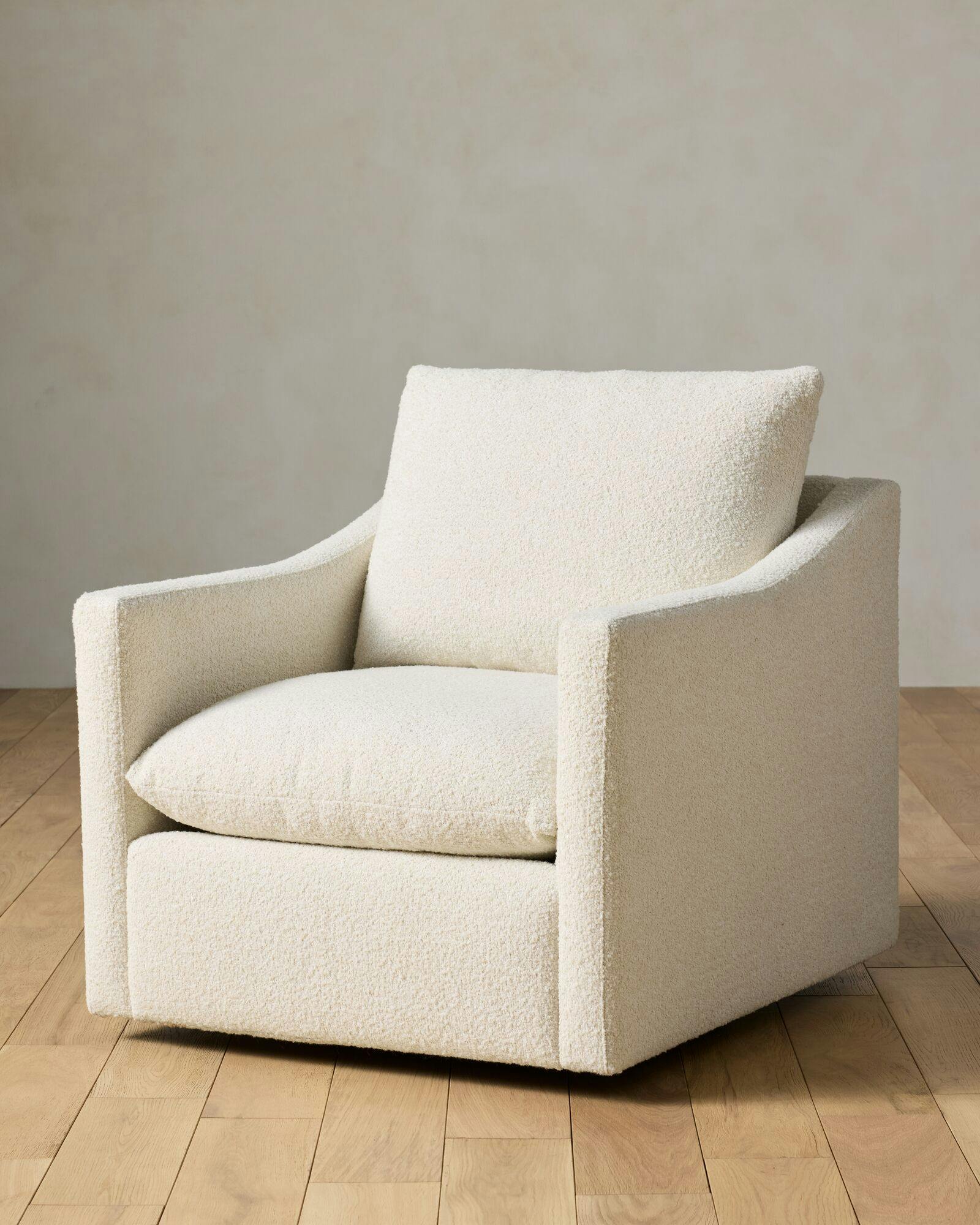 Leighton Slope Arm Swivel Chair | Joon Loloi