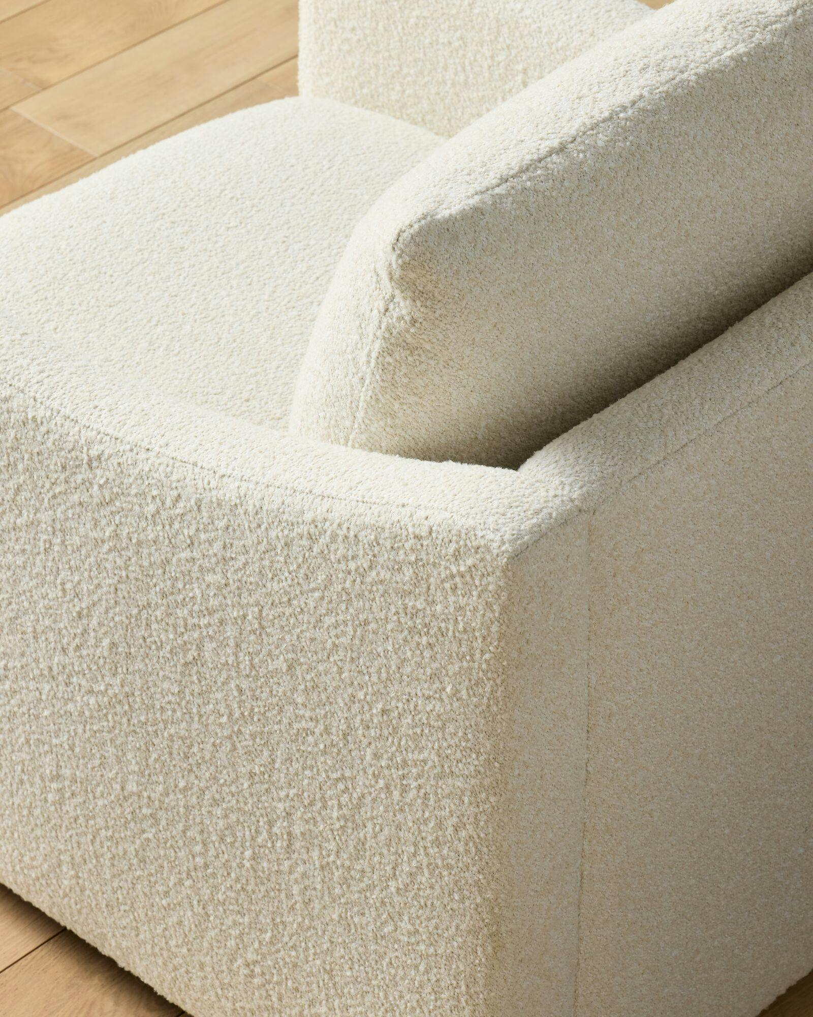 Leighton Slope Arm Swivel Chair | Joon Loloi