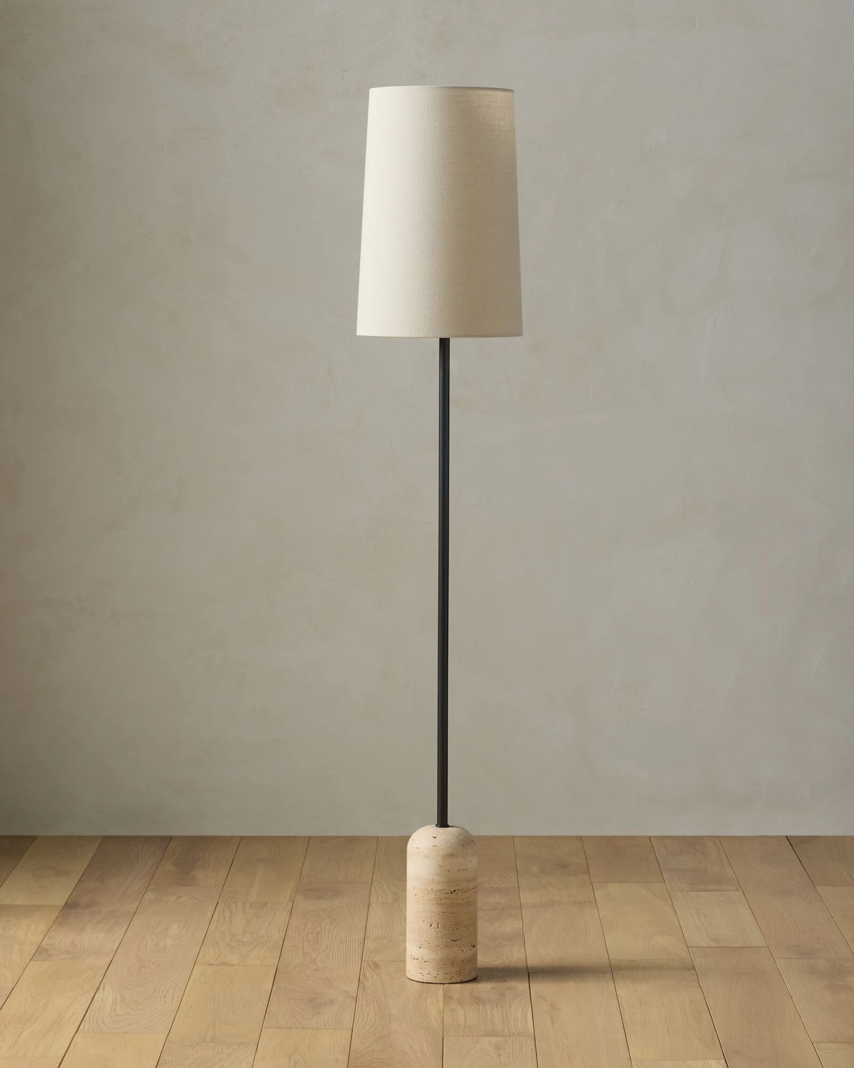 Lito Travertine Floor Lamp | Joon Loloi